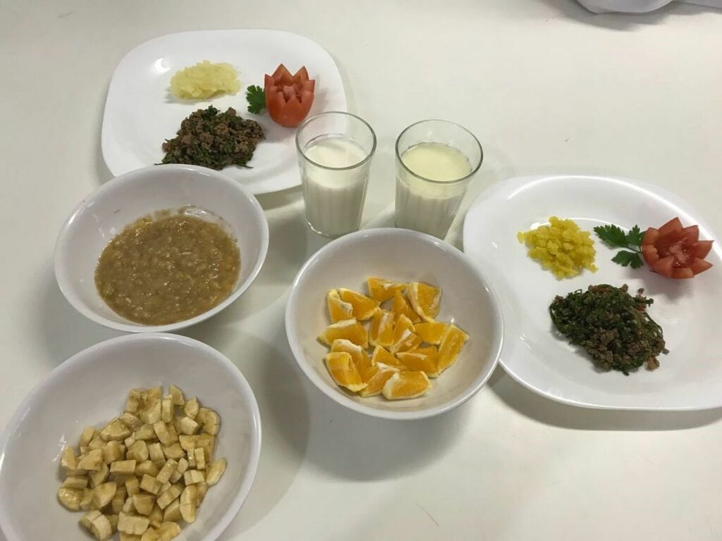 Aula prática sobre alimentação complementar e preparo de fórmulas ...