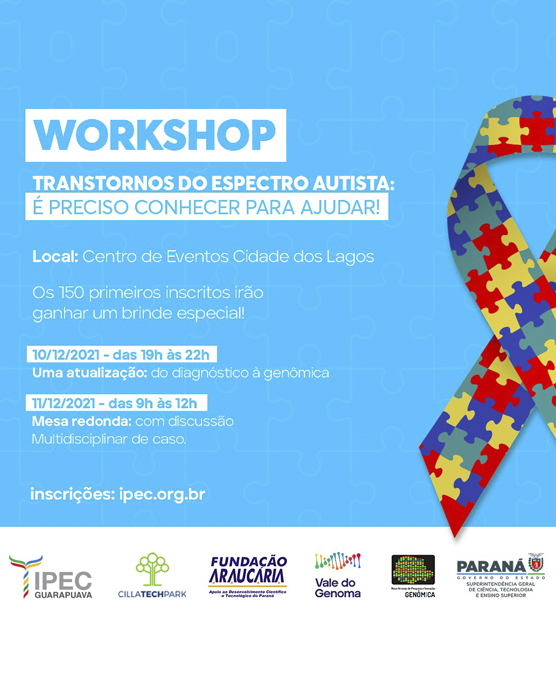 Workshop Transtornos do Espectro Autista: é preciso conhecer para a ...